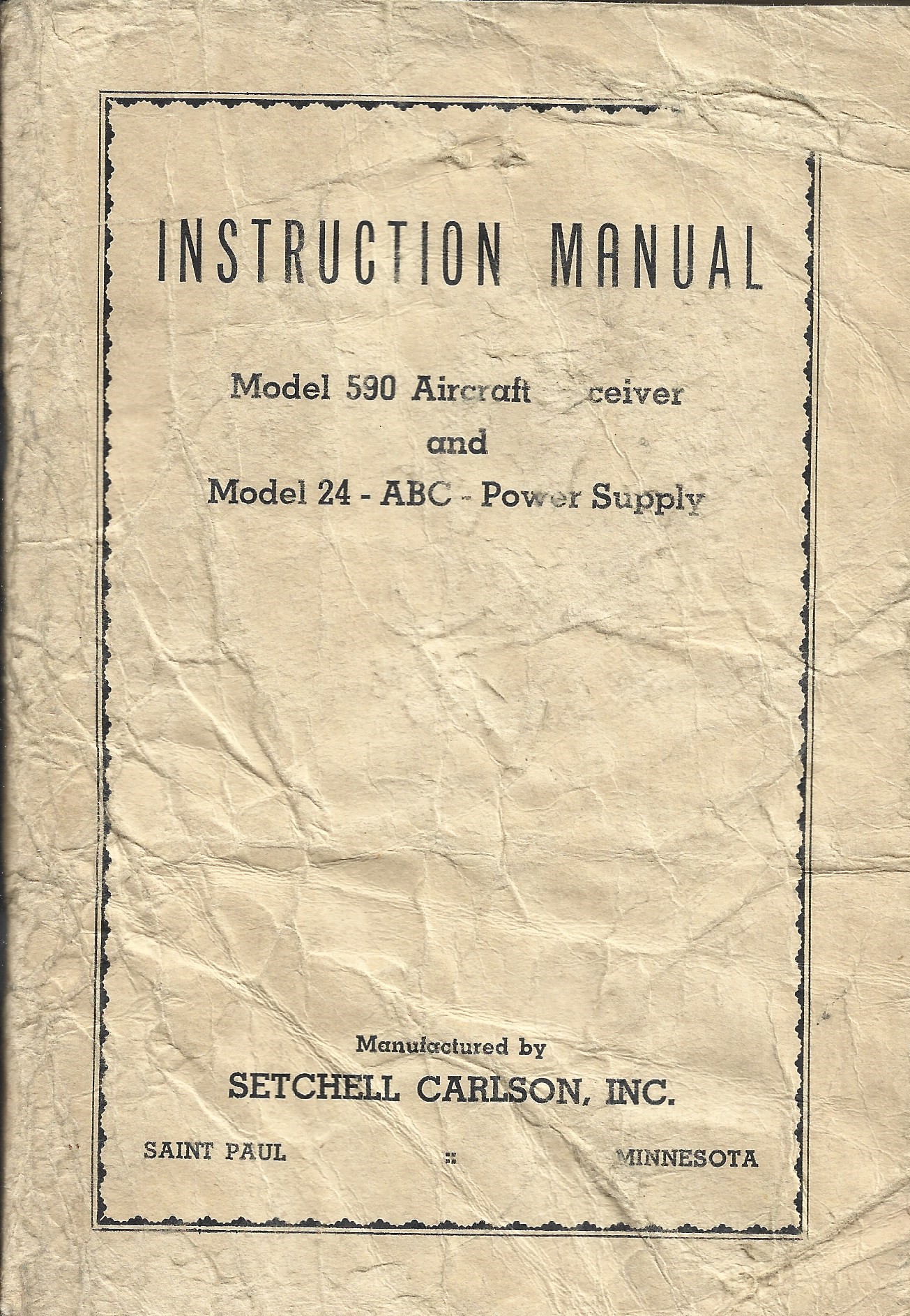 Aircraft receiver Model 590 – ARACCMA