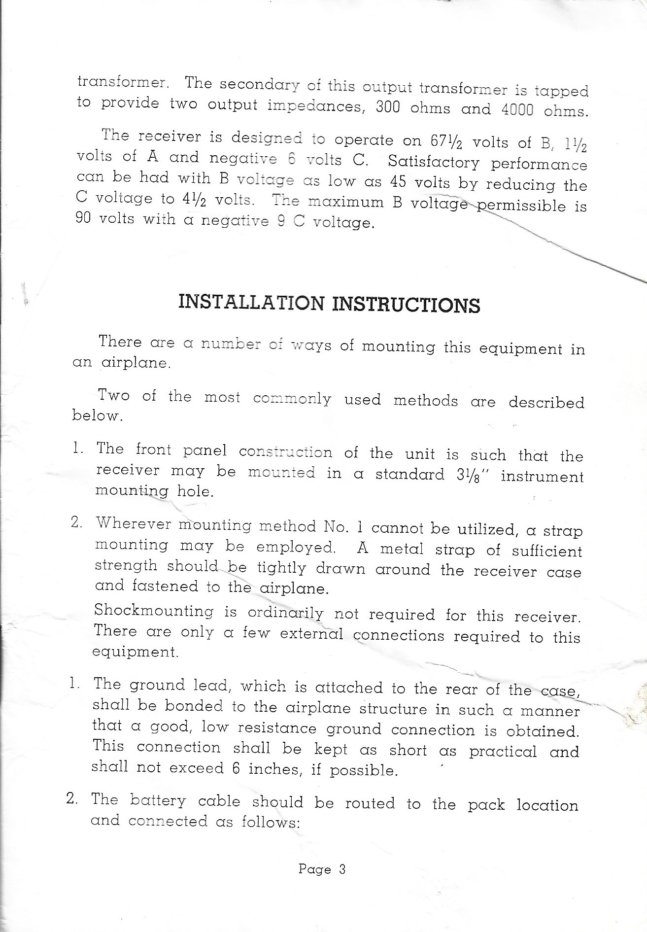 Aircraft receiver Model 590 – ARACCMA